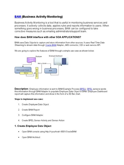 Business Activity Monitoring Pdf Application Programming Interface Information Technology