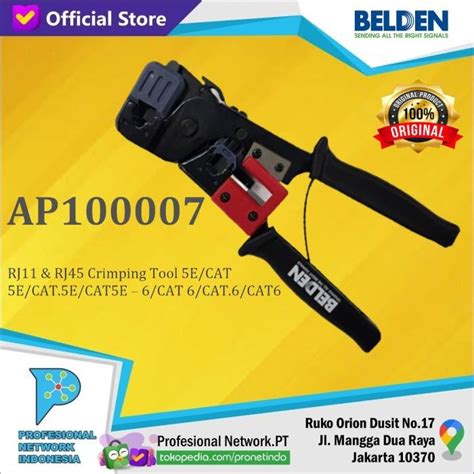 Crimping Belden Ap100007 Rj45 Utp Deluxe Modular Plug Tool Crimping Tool Shopee Philippines