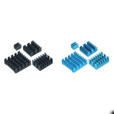 Aluminum Heatsinks For Raspberry Pi 5 4 Pcs
