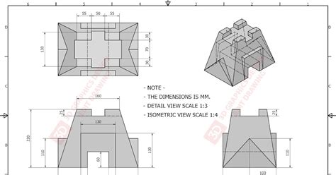 Autodesk Inventor 2025 Drawing Exercise 61