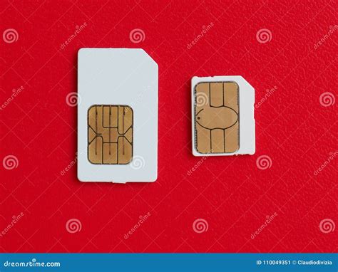 SIM And USIM Card Used In Phones Stock Image Image Of Usim Cards