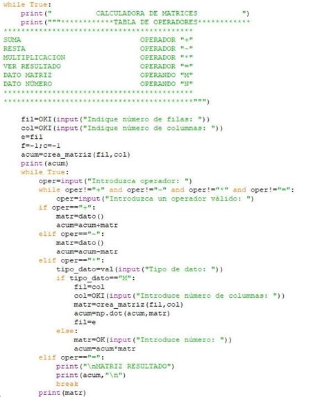 Crea Una Calculadora De Matrices Con Numpy Keepcoding