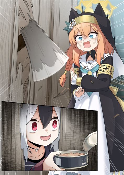 Mari And Kayoko Blue Archive And 1 More Drawn By Golmonggu Danbooru