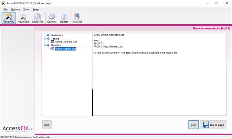 accessfix data recovery download softpedia