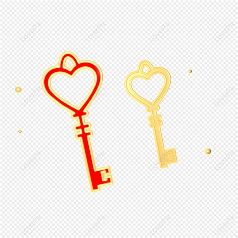 열쇠가 있는 심장 Png 일러스트 및 벡터 이미지 무료 다운로드 Lovepik