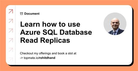 Learn How To Use Azure Sql Database Read Replicas With Rohit Dhand