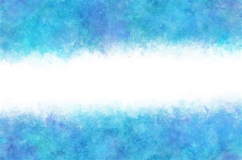 파스텔 컬러 블루 워터 웨이브 추상적 인 자연 수채화 핸드 페인트 배경 벡터 일러스트레이션 거친에 대한 스톡 벡터 아트 및 기타