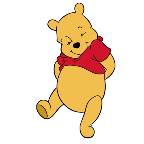 Cute Winnie The Pooh Cartoon 22026283 Vector Art At Vecteezy