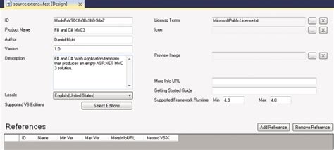 F Programming Authoring An Fc Vsix Project Template Microsoft Learn