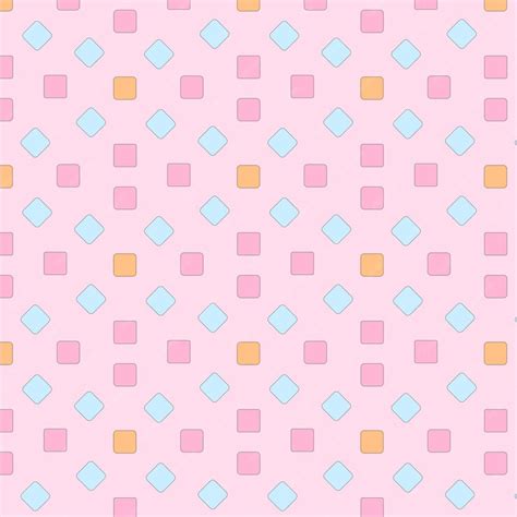 Premium Vector Seamless Square Shape Pattern Pink Background