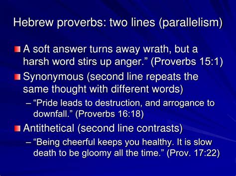 PPT Proverbs PowerPoint Presentation Free Download ID