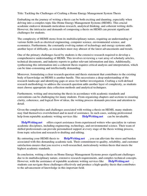 Home Energy Management System Thesis Pdf Smart Grid Energy