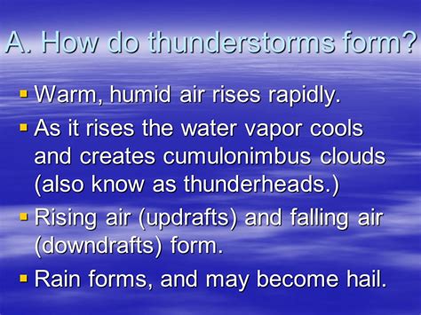 Thunderstorms Ppt Download