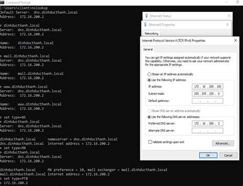 Cài đặt Dns Server Trên Ubuntu 2204 Internal Network