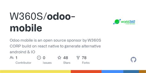 GitHub W360S Odoo Mobile Odoo Mobile Is An Open Source Sponsor By W360S CORP Build On React
