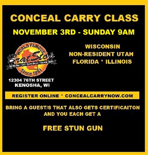 Conceal Carry Training Classes Wisconsinnon Resident Utahflorida