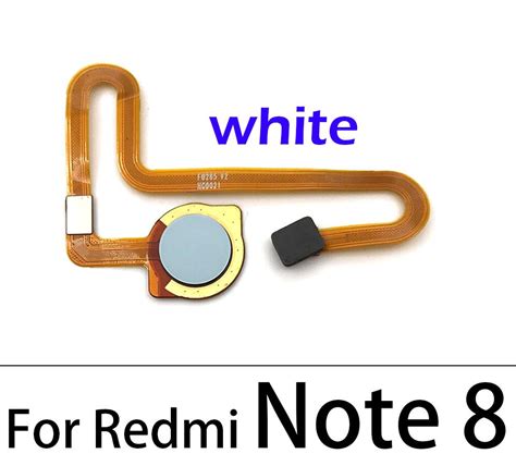 Fingerprint Sensor Scanner Touch Id Connect Motherboard Home Button For Xiaomi Redmi Note 8 8t 8