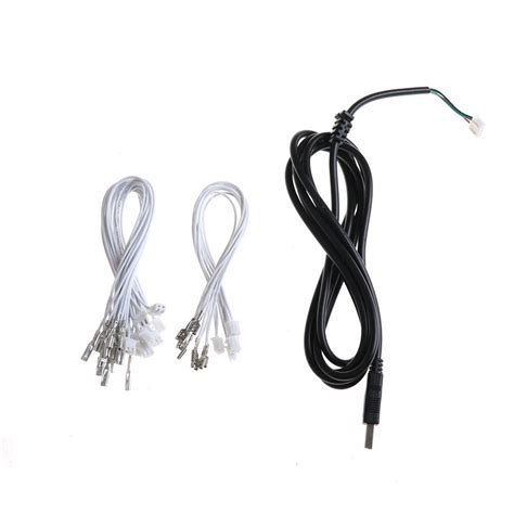 Zero Delay Arcade Usb Encoder Pc To Joystick Push Button Cables For M Ebay