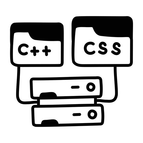 trendy programming server 20127562 vector art at vecteezy