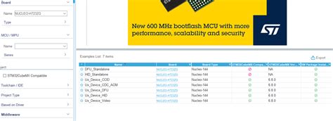 Stm32h723 Usb Example Stmicroelectronics Community