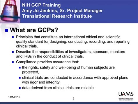 Nih Gcp Training Ppt Nih Gcp Training Ppt