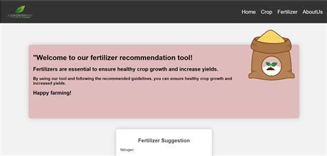 GitHub Hk Harikrishna AgroVision Crop Fertilizer Recommendation System