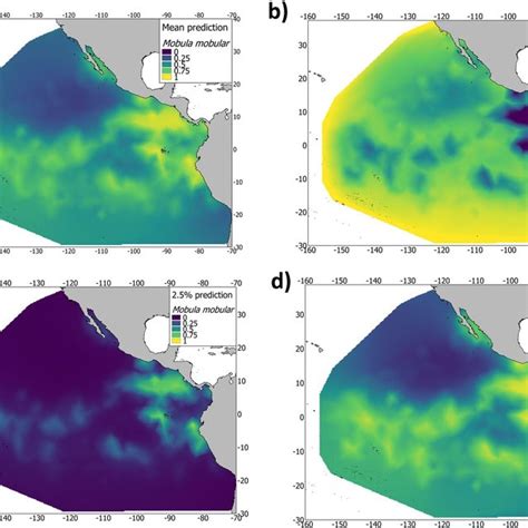 A Posterior Predictive Mean B Standard Deviation C 25