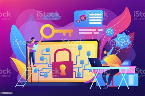 Data Leakage Concept Vector Illustration Stock Illustration Download Image Now Abstract