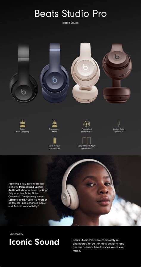 Beats Studio Pro Wireless Bluetooth Noise Cancelling