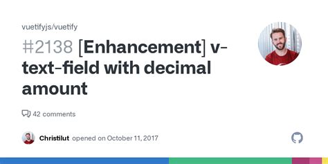 Enhancement V Text Field With Decimal Amount · Issue 2138