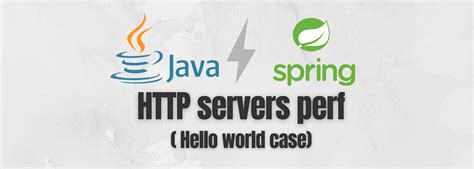 java native vs springboot server performance for hello world