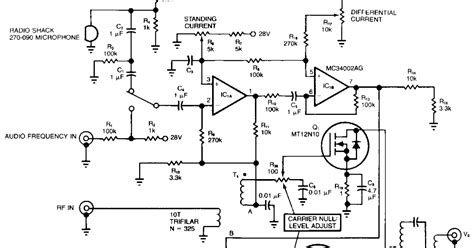 Radio Frequency Amplifier Radio Frequency Modulator Circuit