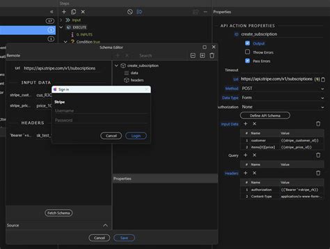Cannot Fetch Schema For My Own Api Call To Stripe Bugs Wappler