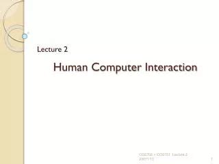 PPT Human Computer Interaction PowerPoint Presentation Free Download ID