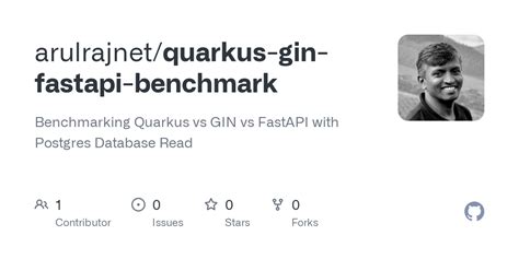 Github Arulrajnetquarkus Gin Fastapi Benchmark Benchmarking Quarkus