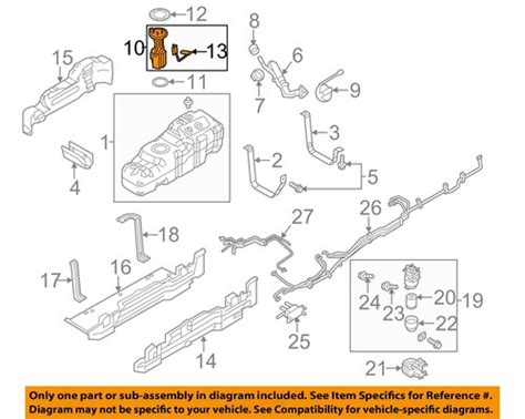 Ford Oem 11 16 F 250 Super Duty Fuel System Components Fuel Pump