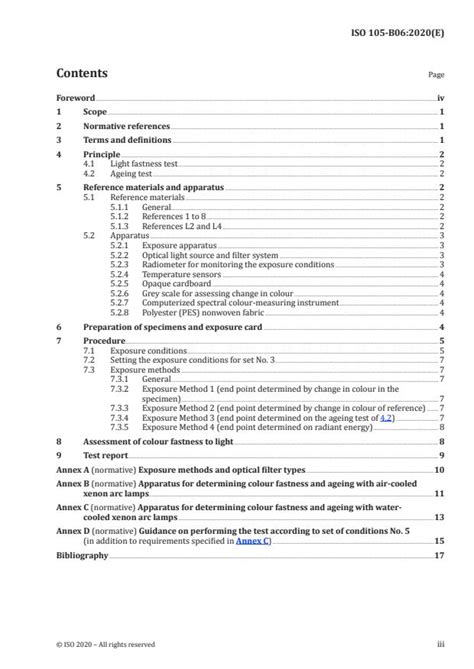 ISO 105 B06 2020 Textiles Tests For Colour Fastness Part B06 Colour Fastness And Ageing To