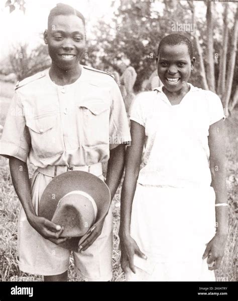 1940s East Africa Uganda British Army Askari Soldier And His
