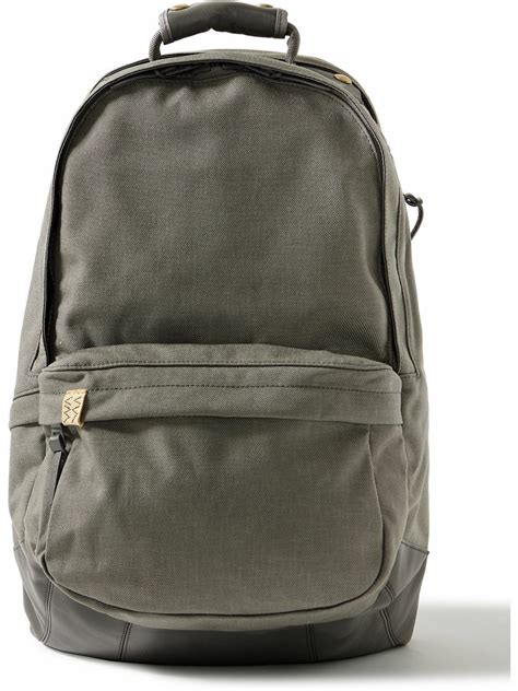 Visvim 22l Leather Trimmed Cordura® Backpack Visvim