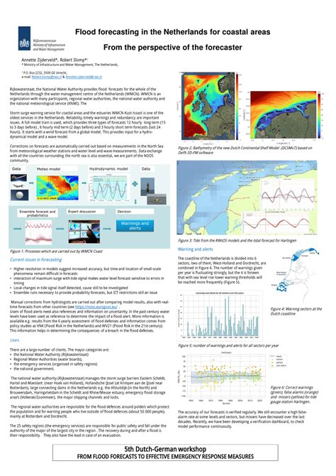 Pdf Flood Forecasting In The Netherlands For Coastal Areas From The