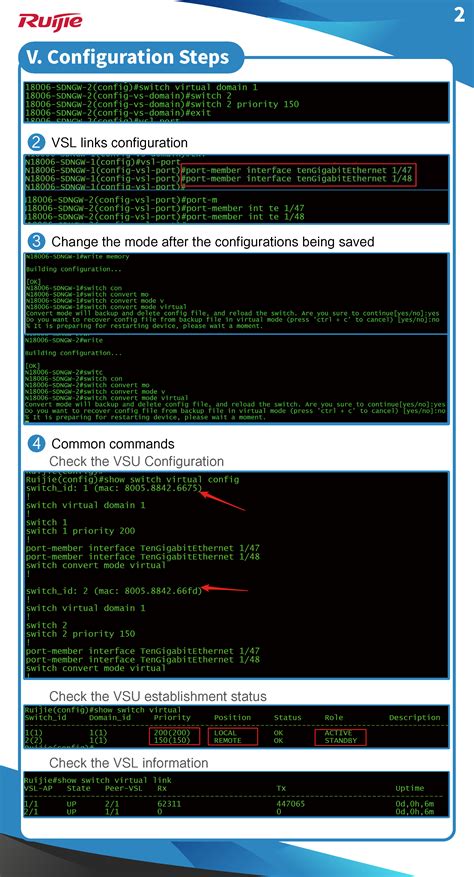 คู่มือติดตั้ง ตั้งค่า คอนฟิก Ruijie Vsu Enterprise Switch