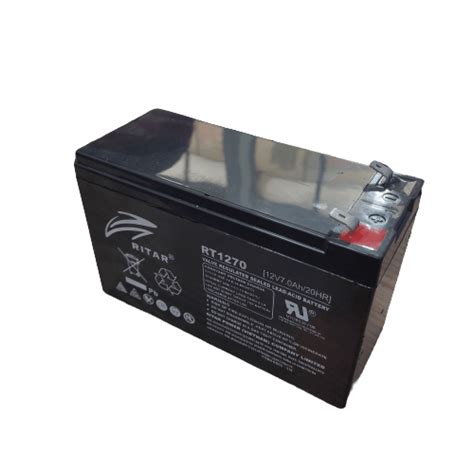 RT1270 12V 7AH Bakımsız Kuru Akü Ritar – Martech Elektronik