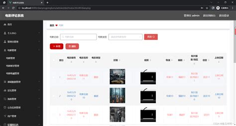 基于javassmmysql的电影评论系统设计与实现 Csdn博客