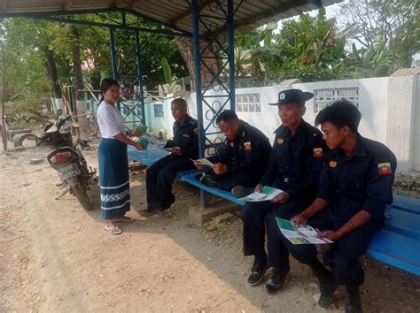 မင်းဘူးမြို့၌ ကလေးအလုပ်သမား ပပျောက်ရေး မြေစိုက်ပိုစတာ စိုက်ထူခြင်းနှင့