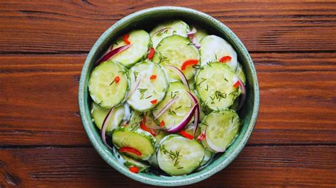 Creamy Cucumber Salad A Refreshing And Creamy Delight Recipe Tradition