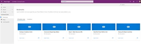 [coe starter kit bug] missing app descriptions in command centers for