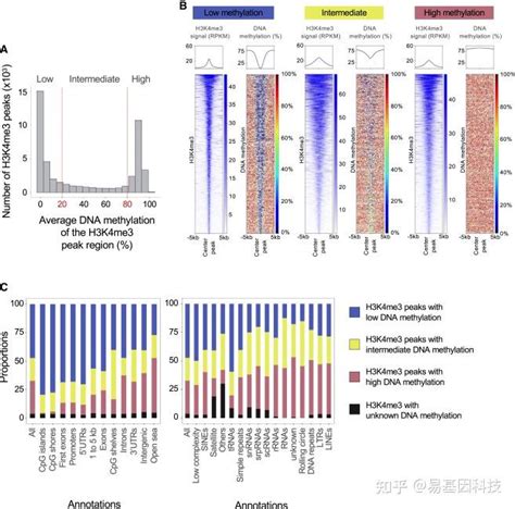 易基因：人精子h3k4me3 Chip Seq和dna甲基化wgbs揭示与生育和发育相关重叠区域 知乎