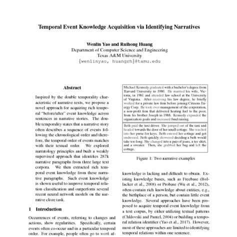 Temporal Event Knowledge Acquisition Via Identifying Narratives Acl