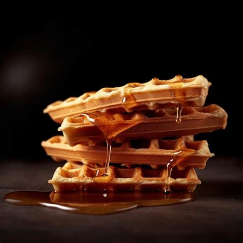 Premium AI Image Close Up Transparent Minimalist Background Realistic Food