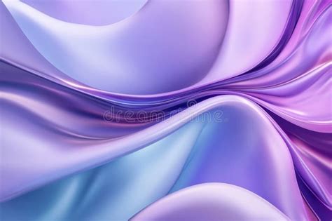 Elegant Flowing Abstract 3d Design With Soft Curves And Gradients In